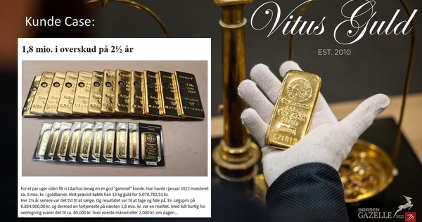 Vitus Guld: Sådan køber du guld til porteføljen | Dansk Aktionærforening